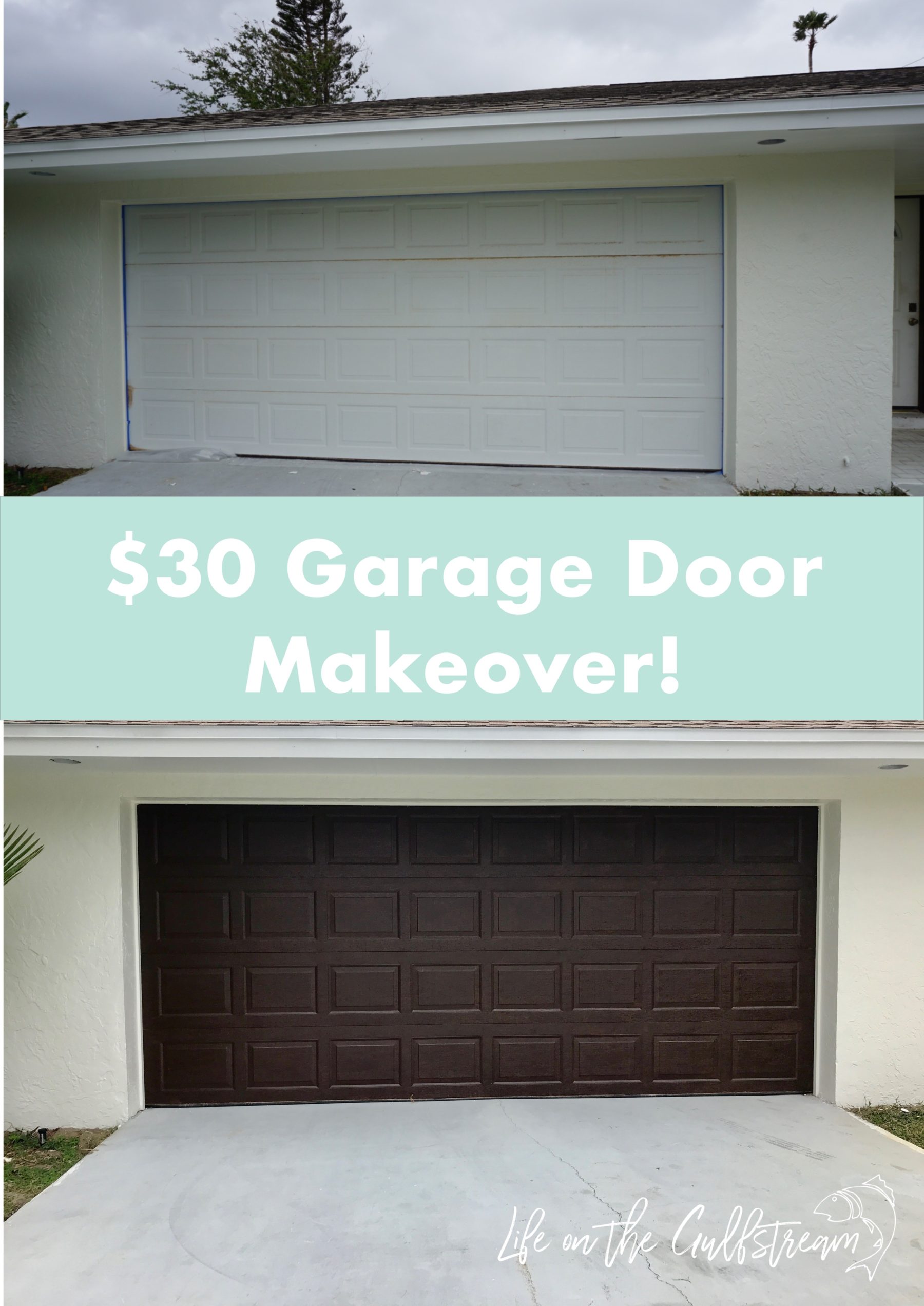 $30 Garage Door Makeover – By the way, we bought a house! – Life on the ...
